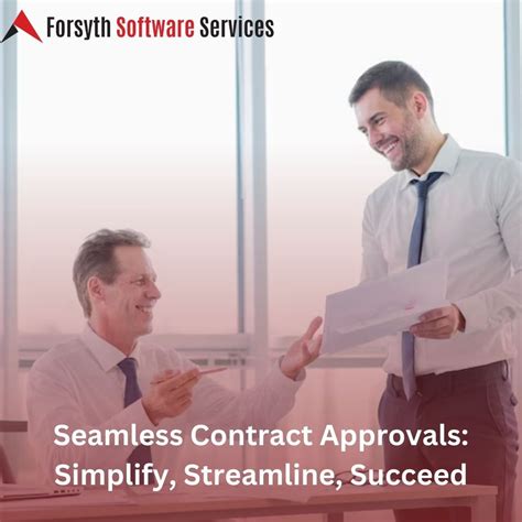 Forsyth Software Services Llc On Linkedin Contractapprovals