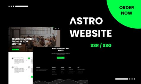Create A Blazingly Fast Astro Business Portfolio Or Ecommerce Website By Sdgroup Fiverr
