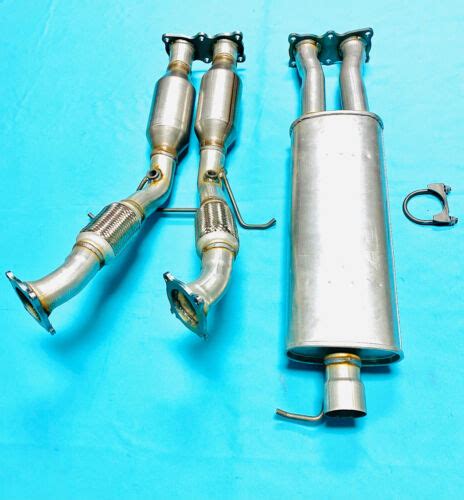 2008 2012 Land Rover Lr2 32l Catalytic Converter And Middle Muffler Fits