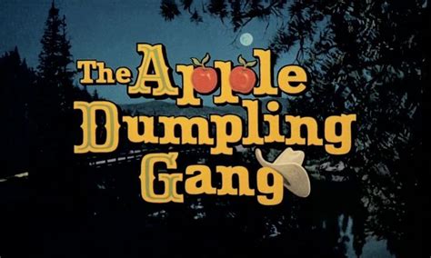 The Apple Dumpling Gang 1975 Apple Dumplings Disney Live Action