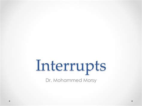 PDF Dr Mohammed Morsyeng Staff Alexu Edu Eg PDFs Lectures Interrupts Pdf A