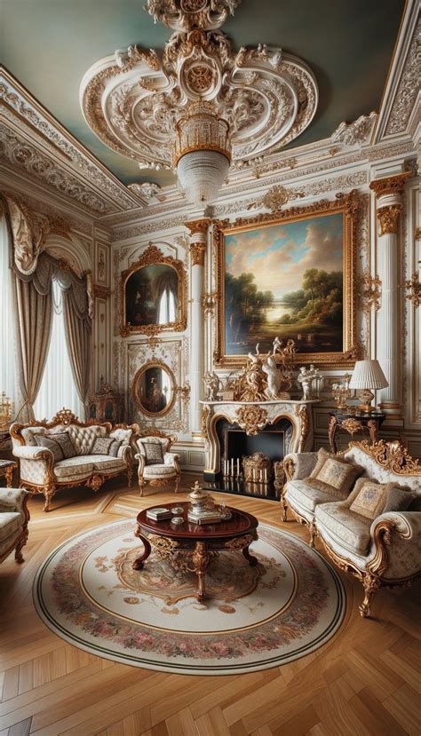 Classic Interior Design Ornate Living Room Decor Inspiration