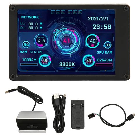 3 5 Inch Ips Usb Mini Screen Cpu Gpu Ram Temperature Data Monitor Pc