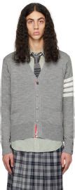 Wornontv Randy Jacksons Gray Sleeve Stripe Cardigan On Live With