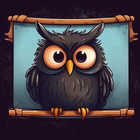 Premium Ai Image Cute Owl Vector