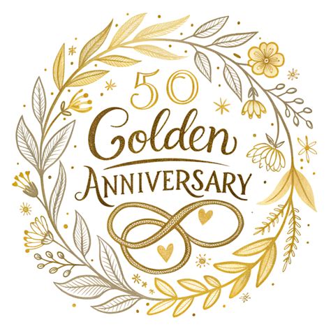 50th Wedding Anniversary Png