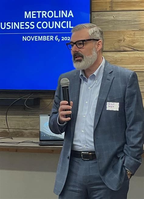 Today The Metrolina Business Council Mbc Welcomed Brent Cagle