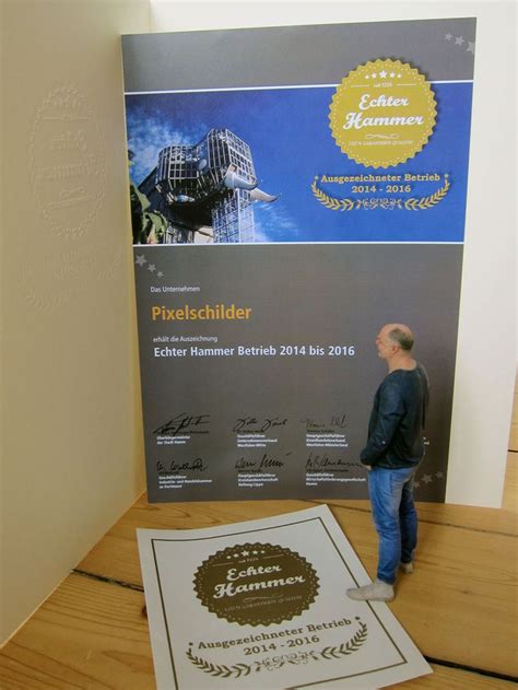 2015 wurde unser Unternehmen als "Echtes Hammer Unternehmen ...