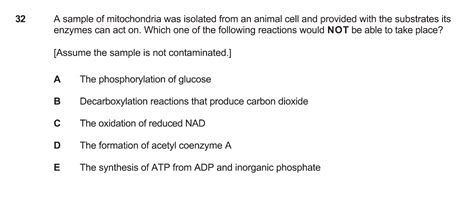 Mitochondria Humat 2014 Practice Question Solving Entermedschool Future Doctors Forums
