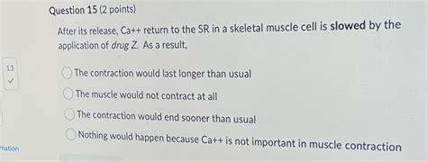 Solved Question 15 2 ﻿pointsafter Its Release Ca