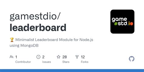 Github Gamestdio Leaderboard Minimalist Leaderboard Module For Node Js Using Mongodb