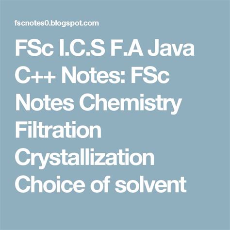 Learn Java And C With FSc I C S F A Notes