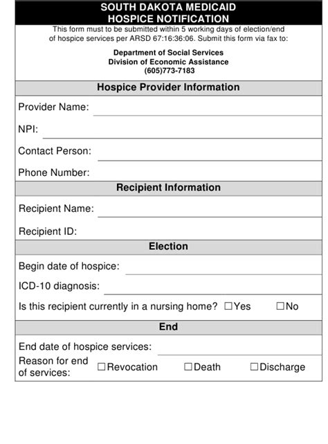 South Dakota Medicaid Application Printable Printable Application