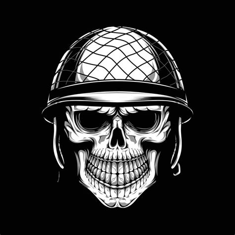 Warrior Skull Vector Artwork 2483907 Vector Art At Vecteezy