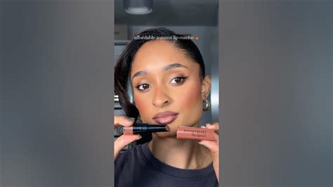 Affordable Autumn Lip Combo 🍁 Browngirlmakeup Affordablemakeup Lipcombo Youtube