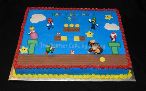 Super Mario Sheet Cake Ideas