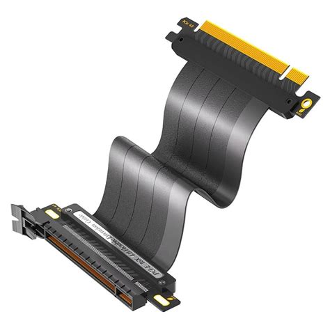 Pcie 40 Extension Cable 16x Shielded High Speed Gpu Riser Cable With