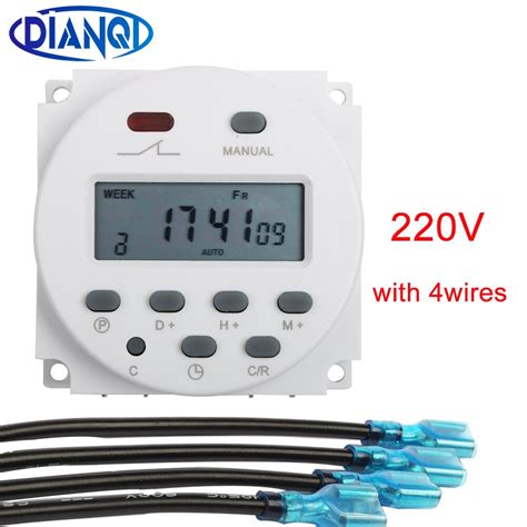 Cn101a 220v 110v 12v 24v Digital Lcd Power Timer W Grandado