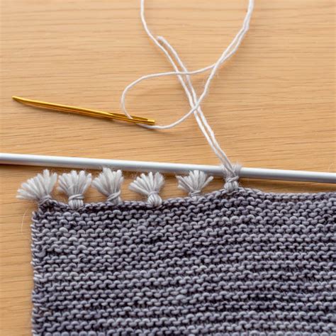 Tiny Tassels Tutorial Loopknitlounge