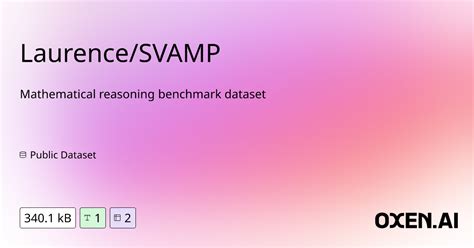 Laurence Svamp Datasets At Oxen Ai