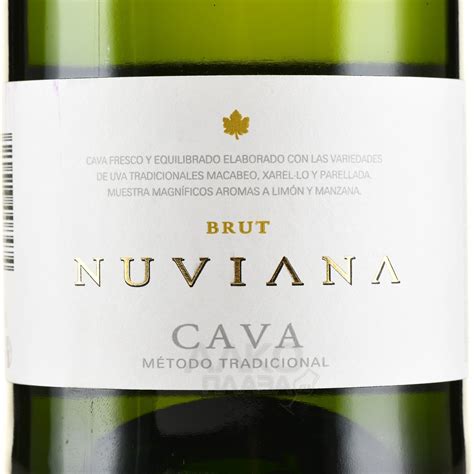Nuviana Brut Cava - купить игристое вино Кава Нувиана Брют 0.75 л - цена