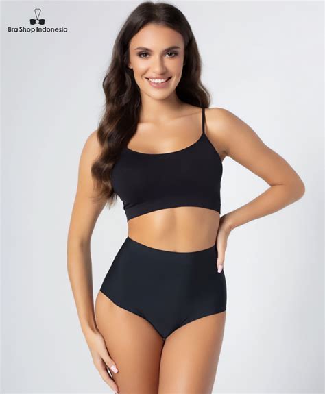 Jual Panty Seamless Highwaist Black Bra Shop Indonesia