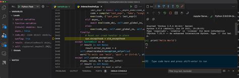 Jupyter Integration W Docker Debugger Breaks At The Wrong Place Issue Microsoft