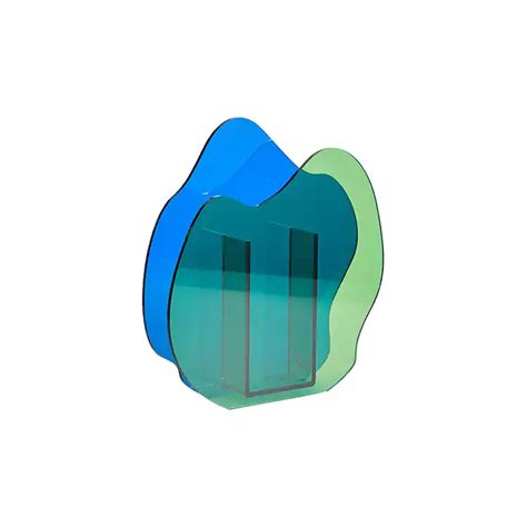 Minimalist Style Handmade Rectangular Acrylic Home Decor Modern Vase