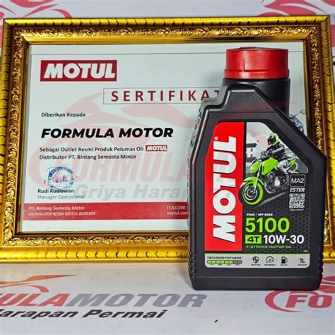 Jual Oli Motul 5100 4t All Series 1liter Synthetic Ester Oli Mesin Premium Motor 4tak