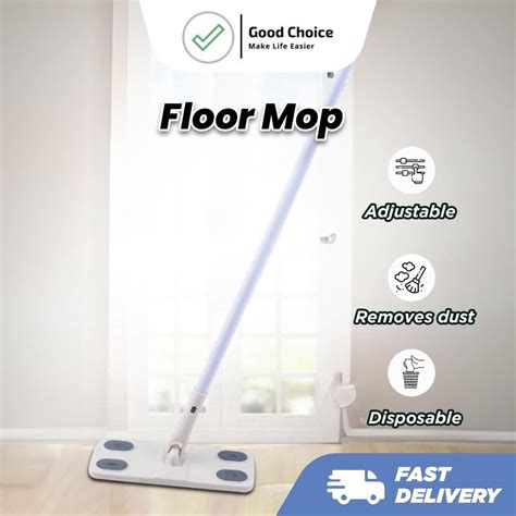 Easy Sweeper Dry And Wet Compatible Floor Wiper Mop Set Magic Floor Clean