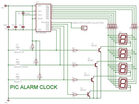 Microcontroller World Pic16f84 Alarm Clock