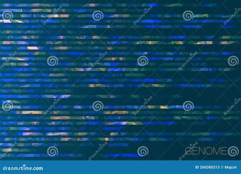 Big Genomic Data Visualization Stock Vector Illustration Of Graphic Medical 260380313