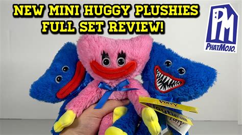 New Official Mini Poppy Playtime Huggy Plushies Full Set Review