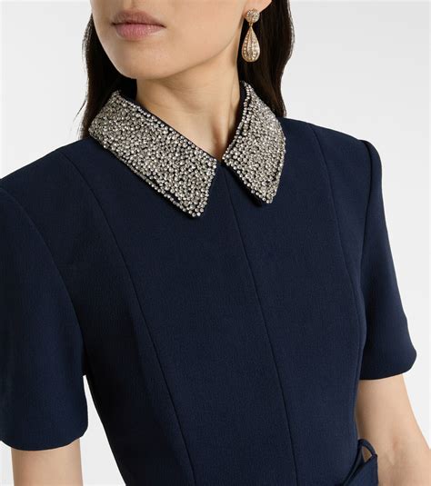 Rebecca Vallance Xena Embellished Crêpe Midi Dress Rebecca Vallance