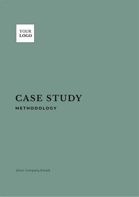 Free Case Study Methodology Template To Edit Online