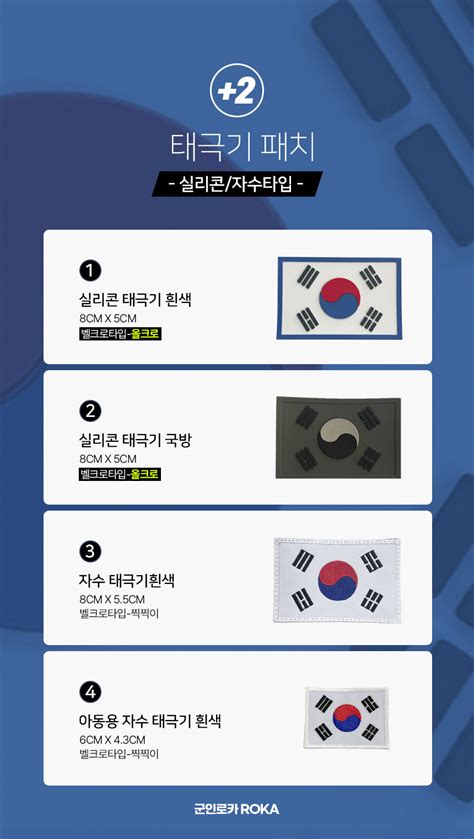 태극기 패치 Armyarmy