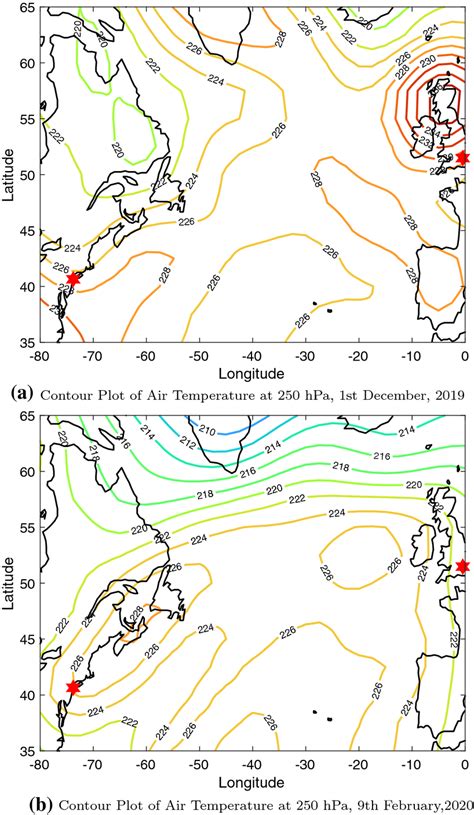 Contour Plots Showing Temperature Variation In Degrees K Across The Download Scientific Diagram