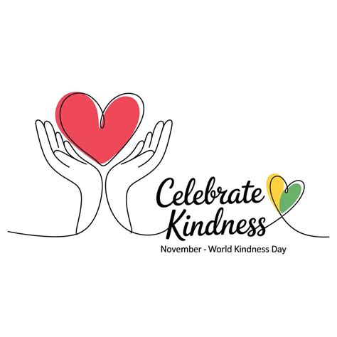 Celebrate Kindness In November A Heartwarming Illustration Depicts The