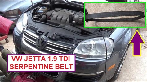 Explore The Serpentine Belt Diagram For The 2003 Vw Jetta 1 8t
