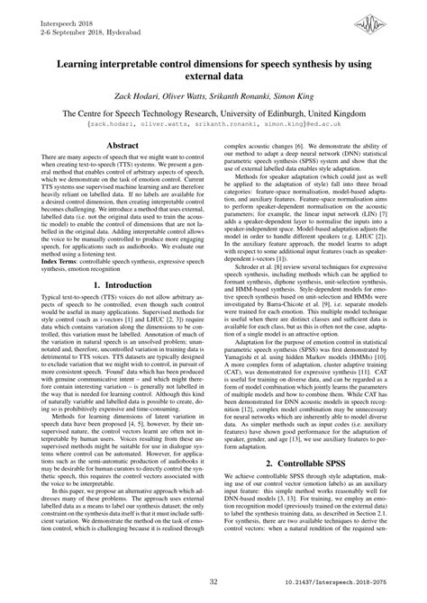 pdf learning interpretable control dimensions for speech synthesis by