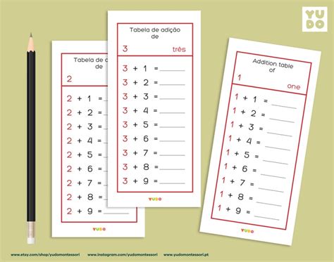 Bundle Montessori Math Operations Booklets Primary Math Practice Tables Of Addition
