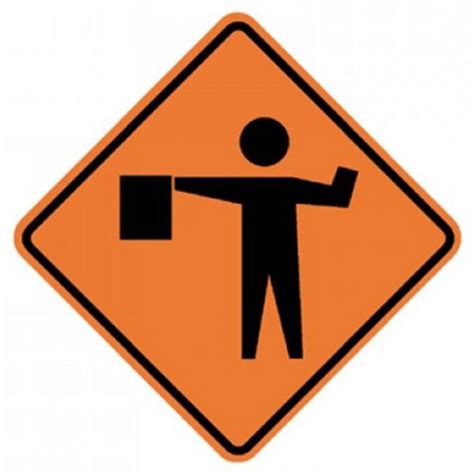 Flagger Symbol Sign For Sale And Rental Bird Dog Traffic Control