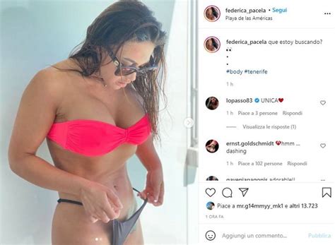 Federica Pacela Solleva Lo Slip Instagram Impazzisce Foto Direttagoal