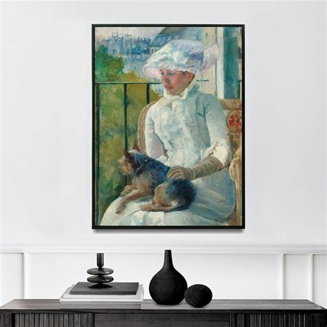 Young Girl At A Window 18831884 Mary Cassatt Premium Fine Art