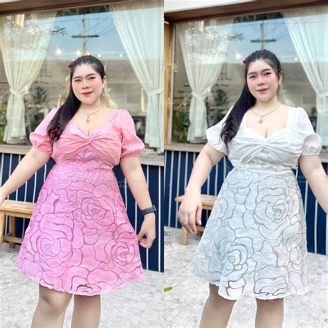 Plump Girl Dress See Through Fabric To Wear Out Chest 36 40 D13