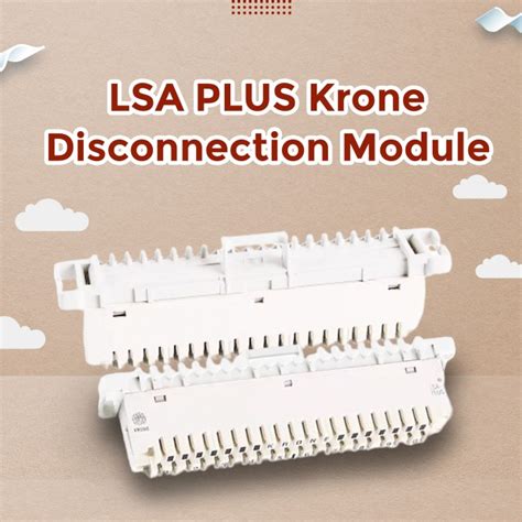 Jual Terminal Lsa Kronelsa Disconection Profile 10 Pair Krone