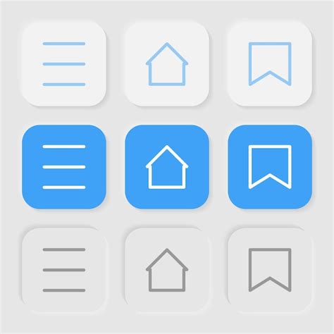 Premium Vector User Interface Button Design Assets