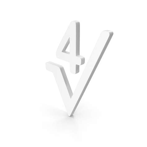Mathematical Fourth Root Icon 3d Incl Mathematical And Root Envato