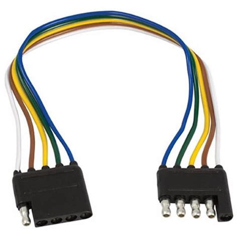 Ue500005 Electrical 5 Way Flat Trailer Wire Extension Loop
