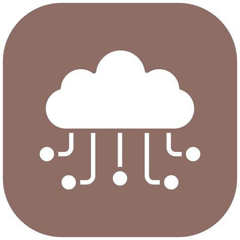 Premium Vector Cloud Distribution Vector Illustration Style